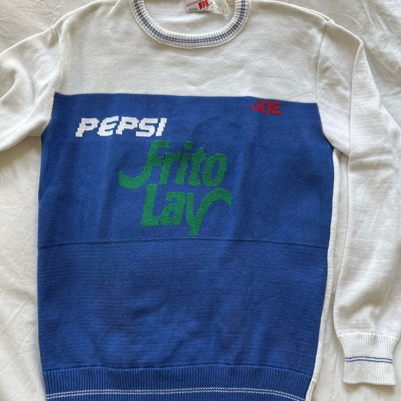 Vintage | Sweaters | Vintage Pepsi X Frito Lay Sweater | Poshmark